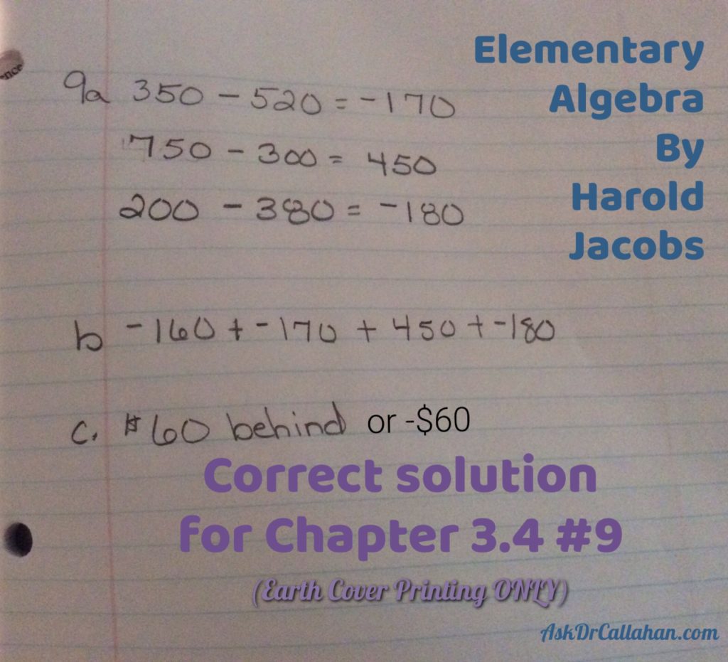 Algebra Chapter 3 Archives - AskDrCallahan