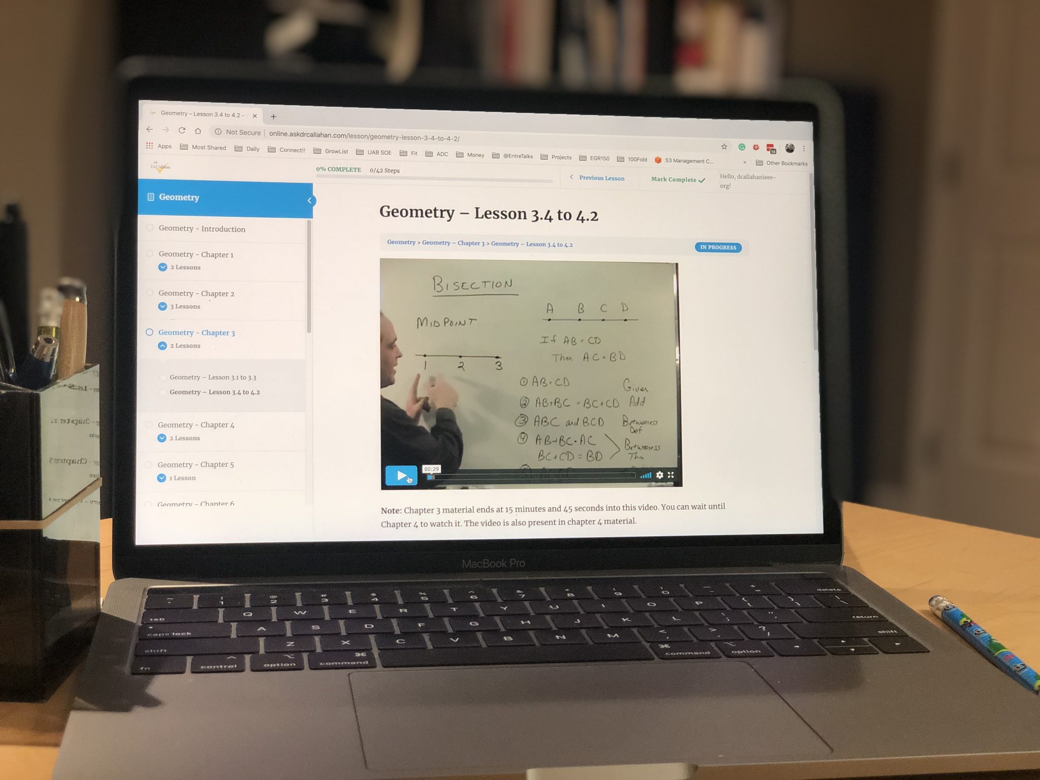 Geometry Online Course - Lifetime access - AskDrCallahan